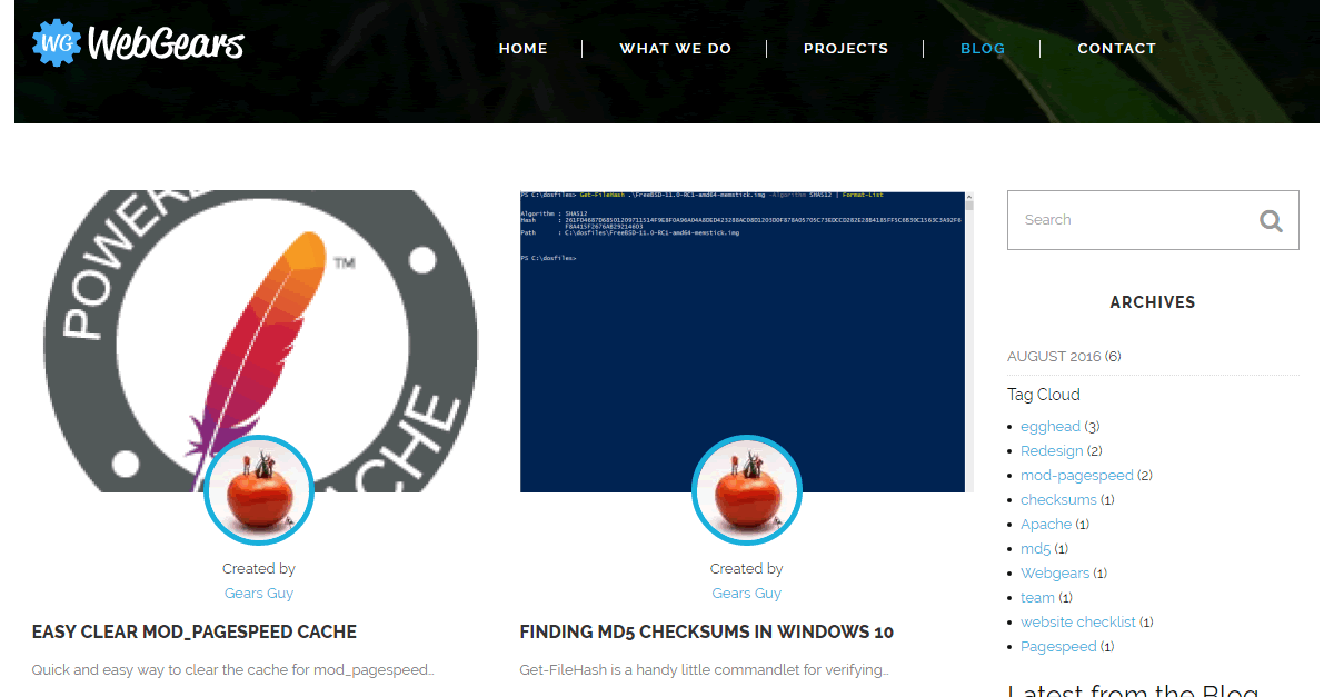 WebGears™ Broadband Blog